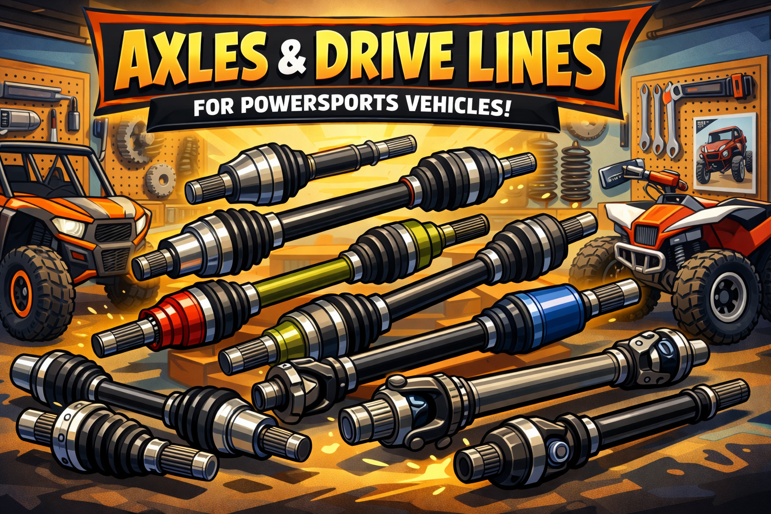 AXLES AND DRIVELINES FOR POWERSPORTS VEHICLES – BLR TUNING