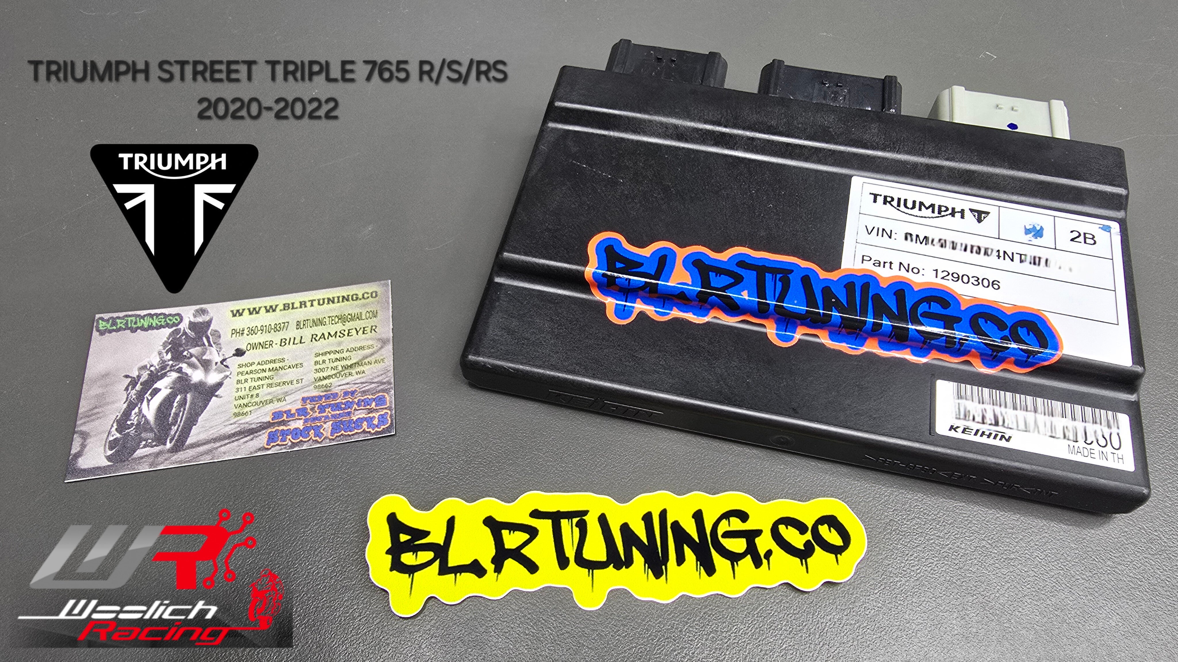 TRIUMPH MOTORCYCLE ECU FLASH TUNING – BLR TUNING
