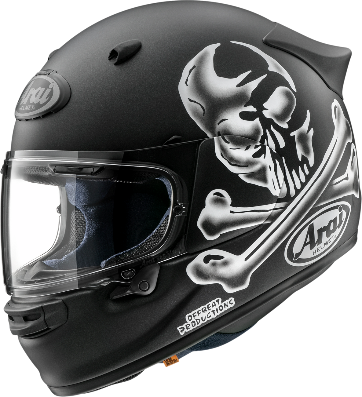 ARAI HELMETS, ARAI HELMETS Contour-X Jolly Roger Helmet 2XL with Integ ...