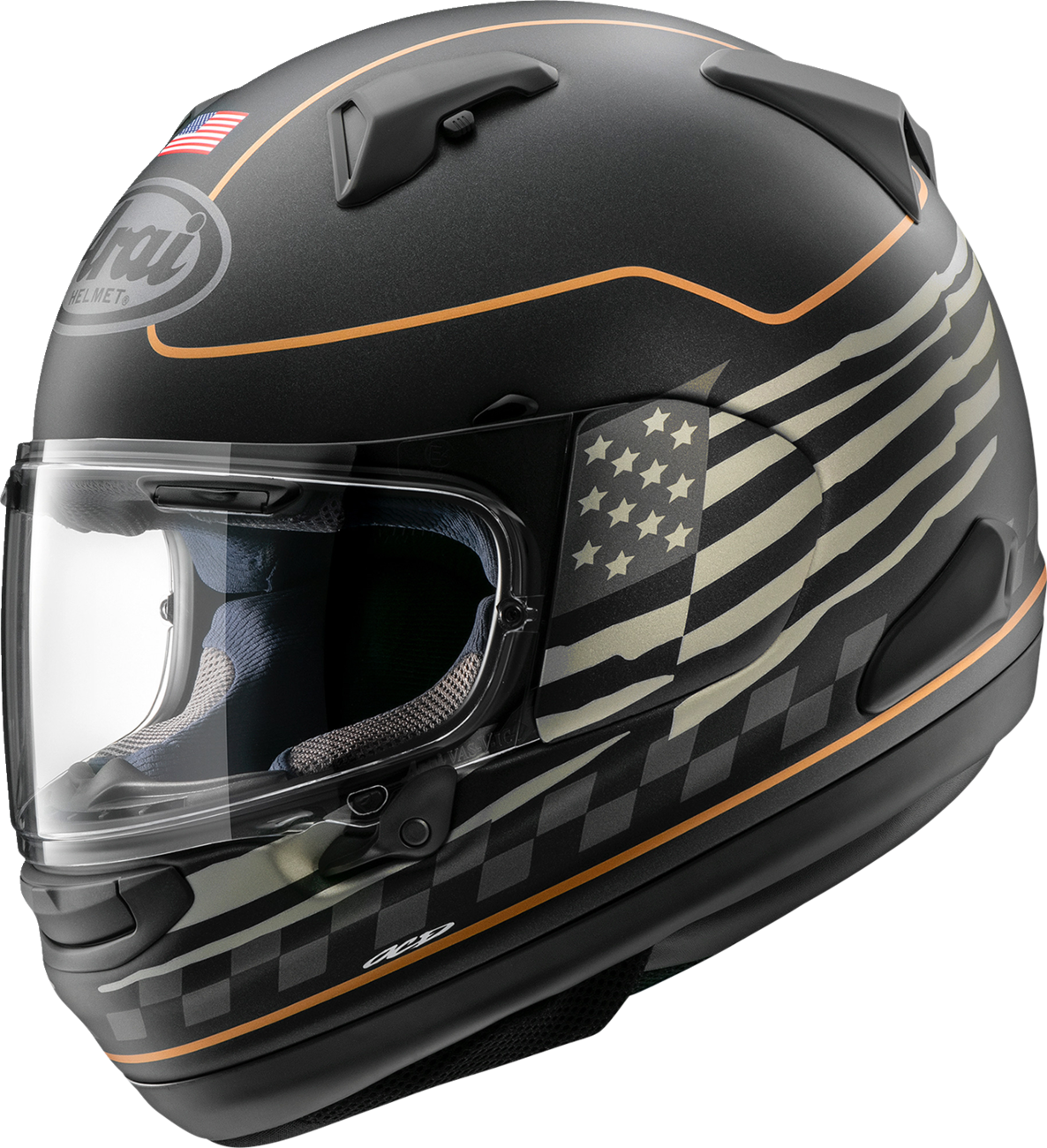 ARAI HELMETS, Arai Helmets Signet-X US Flag Black Frost Helmet - XL (P ...