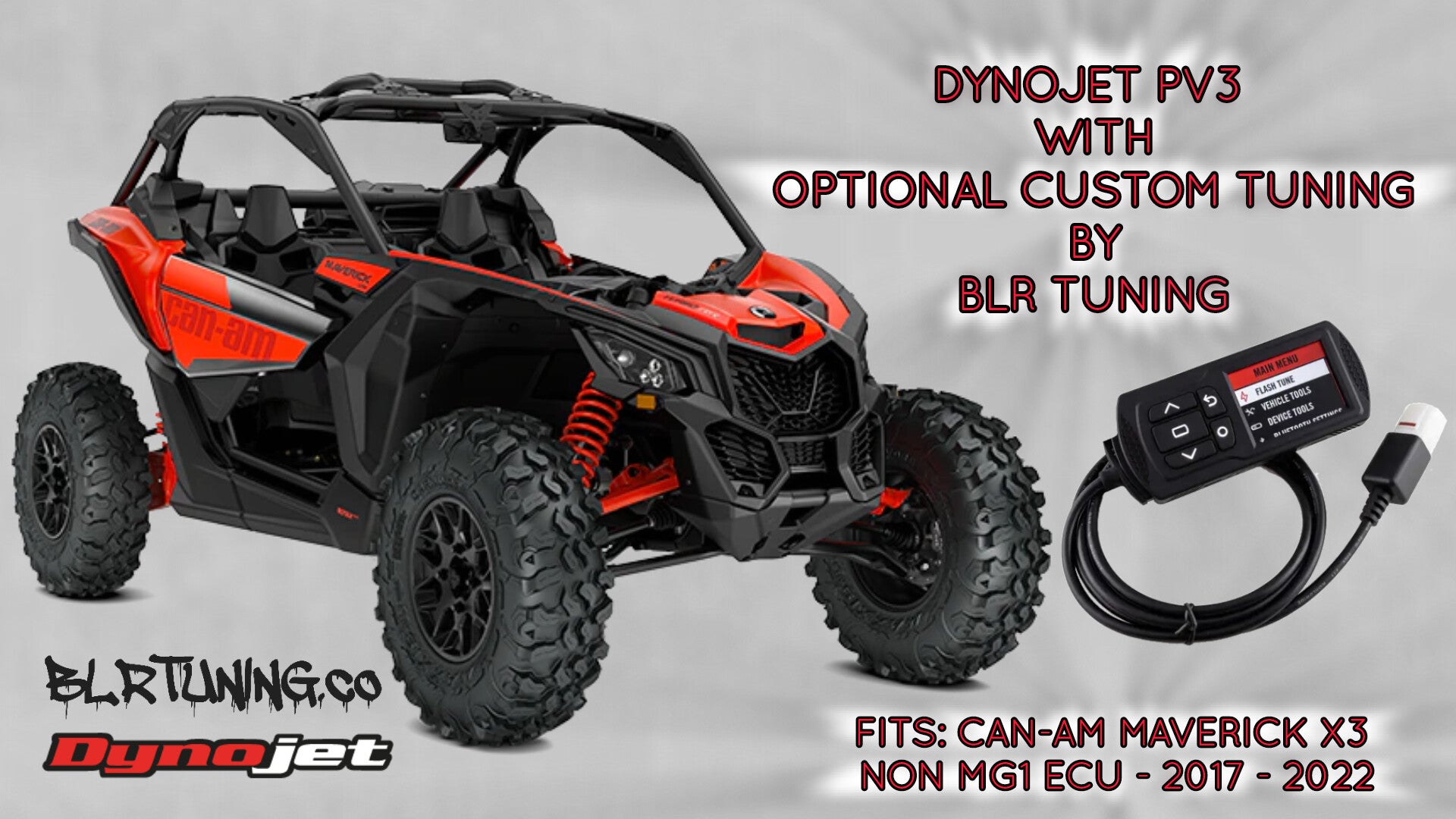 CAN-AM MAVERICK X3 NON MG1 ECU 2017 - 2022 DYNOJET PV3 WITH OPTIONAL C ...