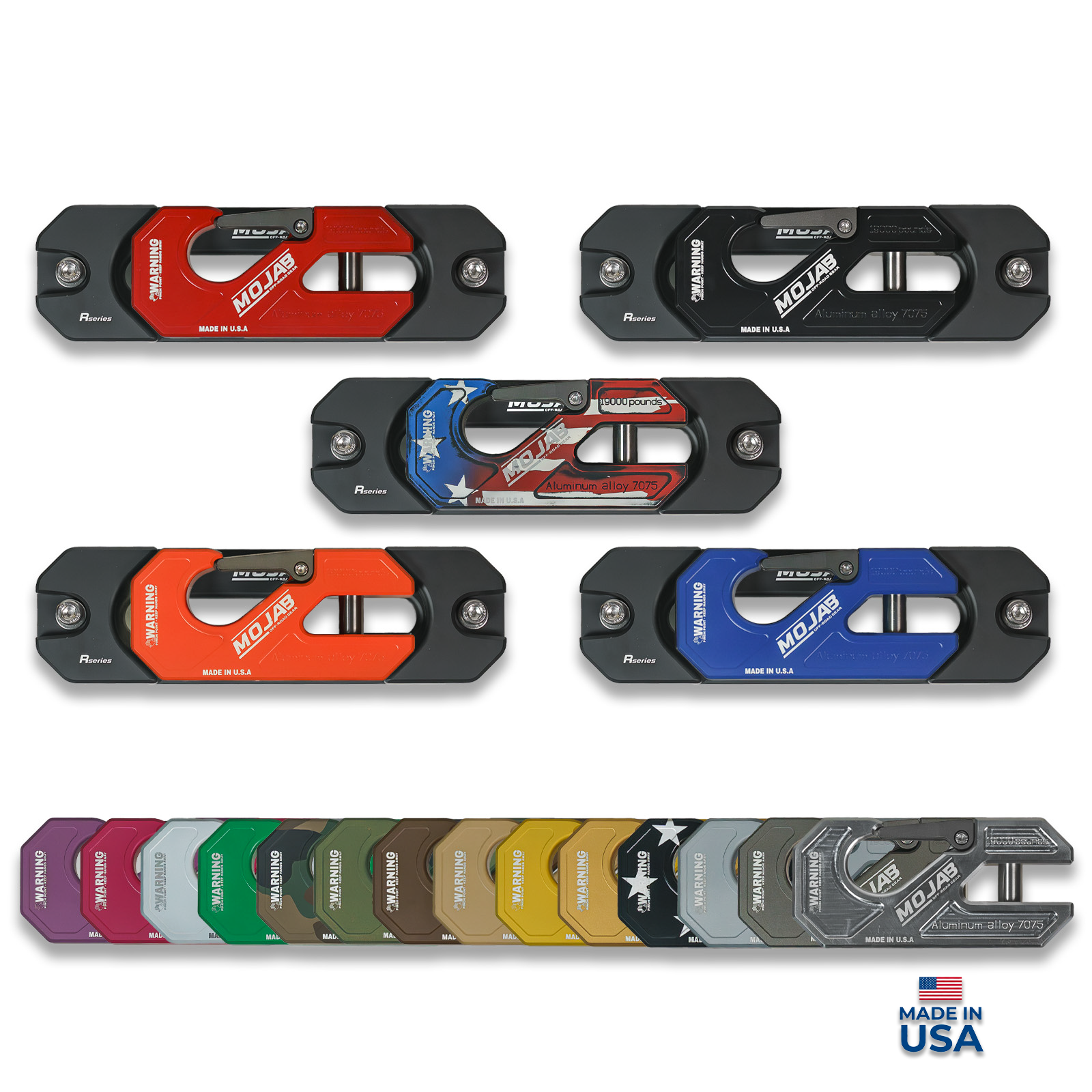 Aluminum Recessed Winch Shackle with Fairlead Kit.(LIFE TIME WARRANTY ...