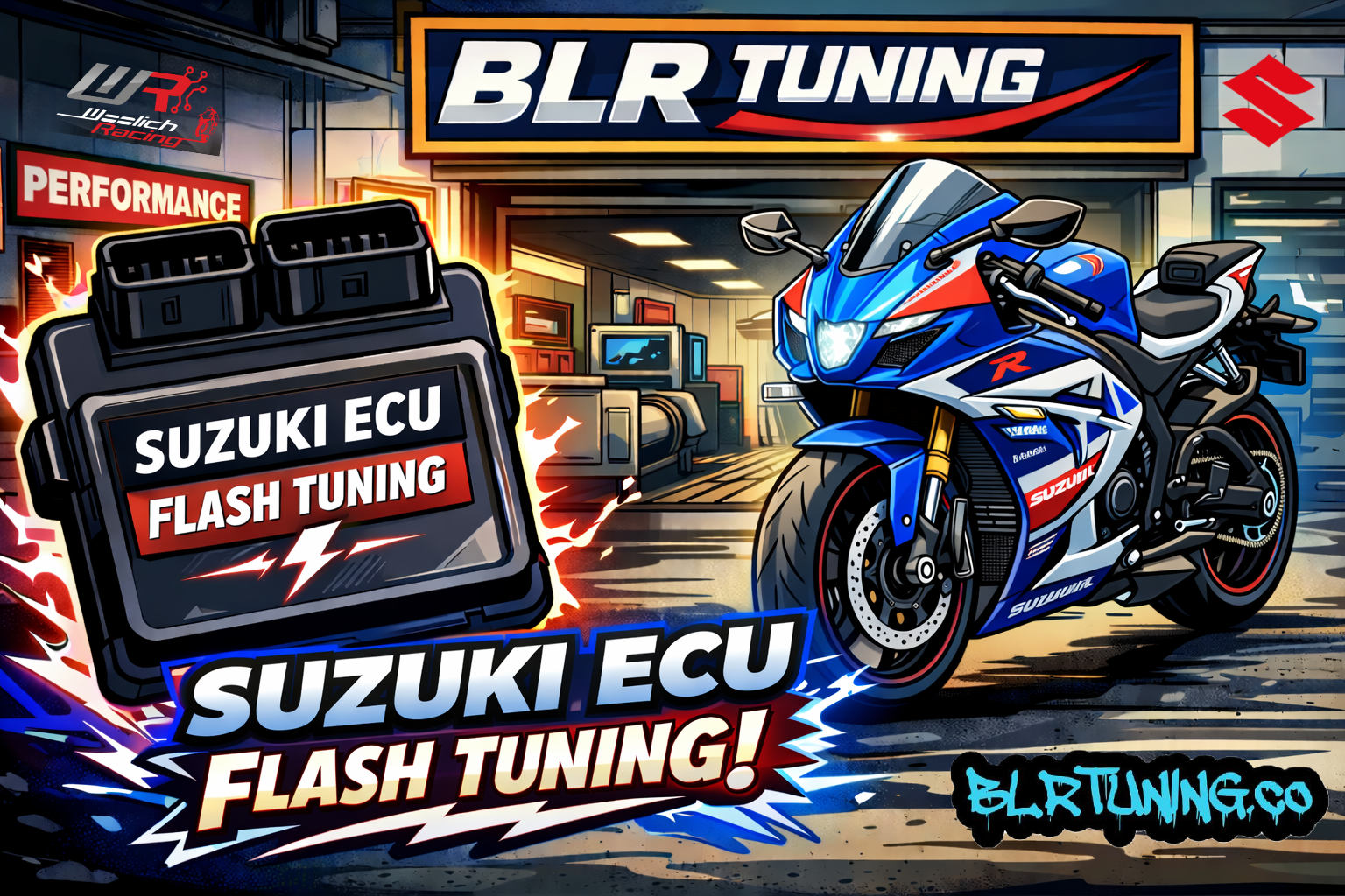 SUZUKI ECU FLASH TUNING – BLR TUNING