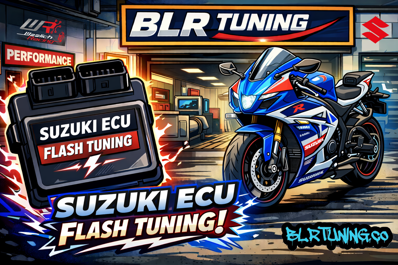 SUZUKI ECU FLASH TUNING – BLR TUNING