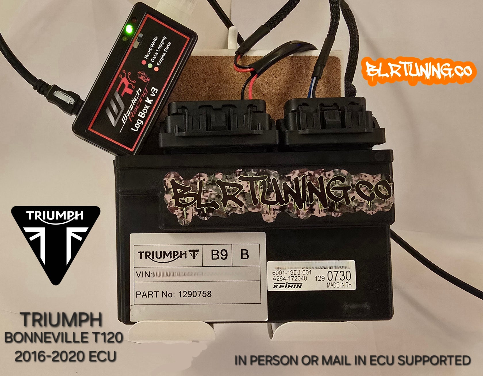 TRIUMPH MOTORCYCLE ECU FLASH TUNING – BLR TUNING