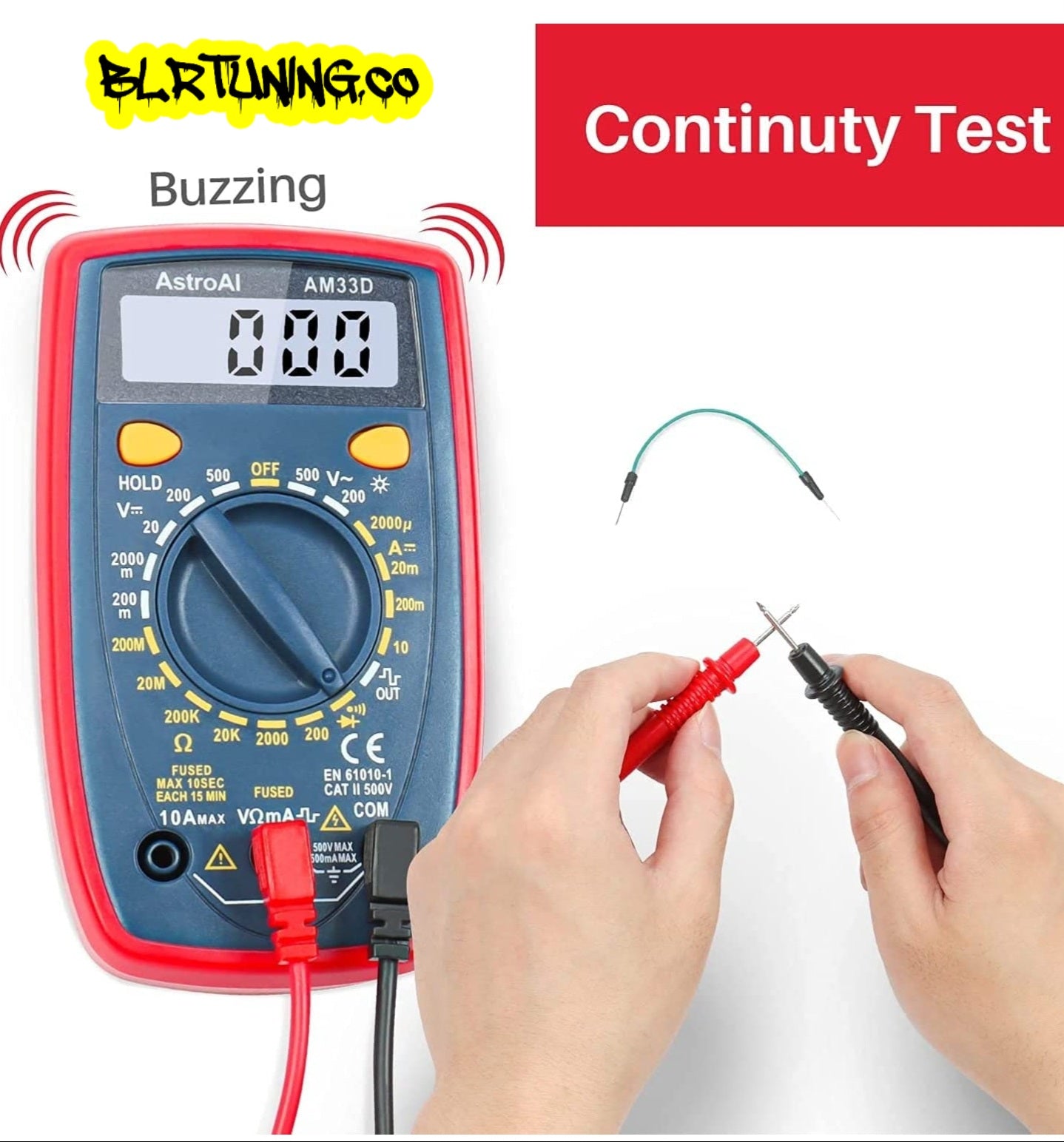 VOLT METER FOR TESTING ELECTRICAL SYSTEMS – BLR TUNING