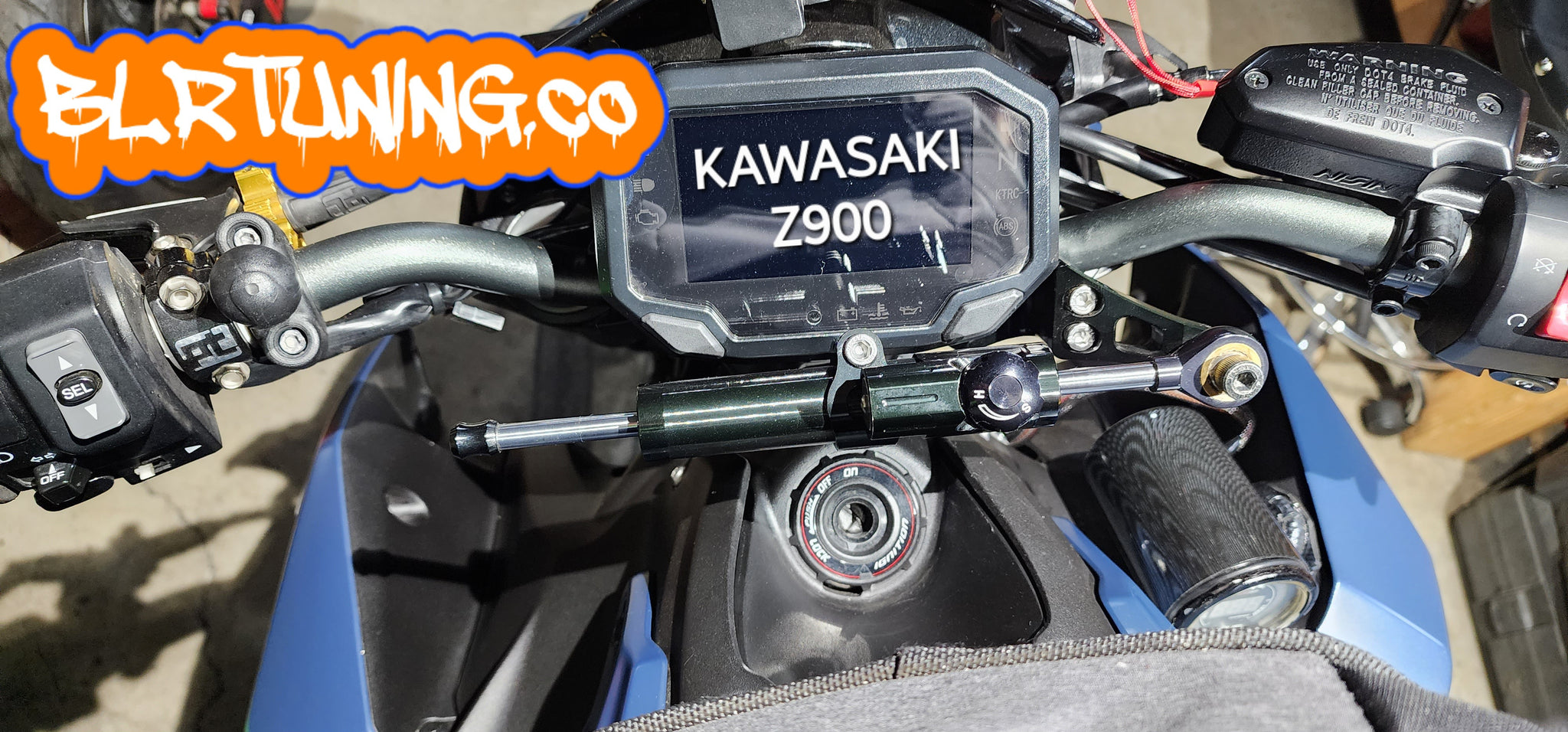 KAWASAKI Z900 STEERING STABILIZER KIT – BLR TUNING